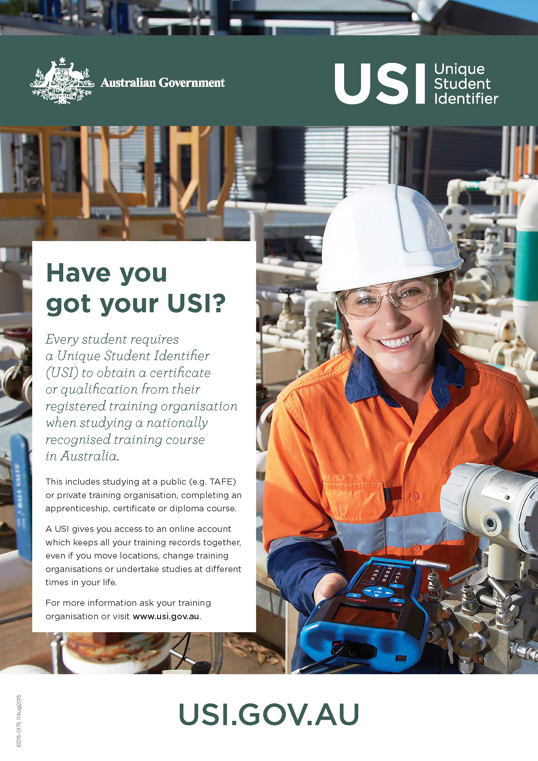 Unique Student Identifier (USI) Number - Southern River College