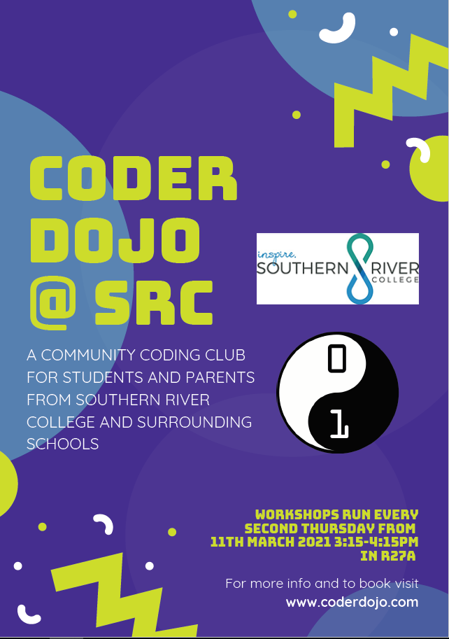 CoderDojo is back for 2021! - Southern River College