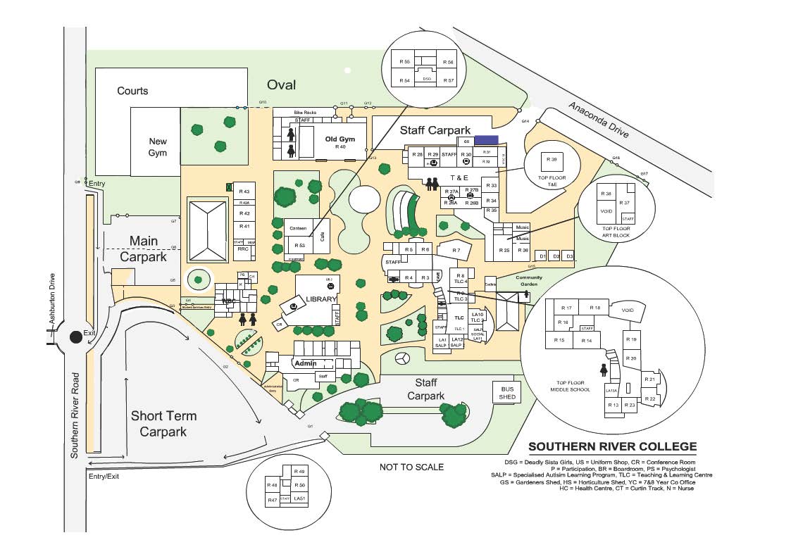 FACILITIES & SCHOOL MAP - Southern River College